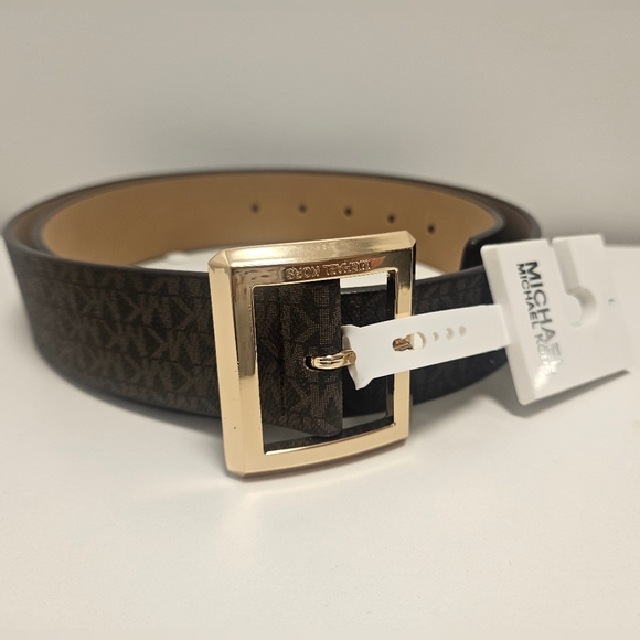 MICHAEL Michael Kors | Accessories | Nwt Michael Kors Logo Belt Large ...